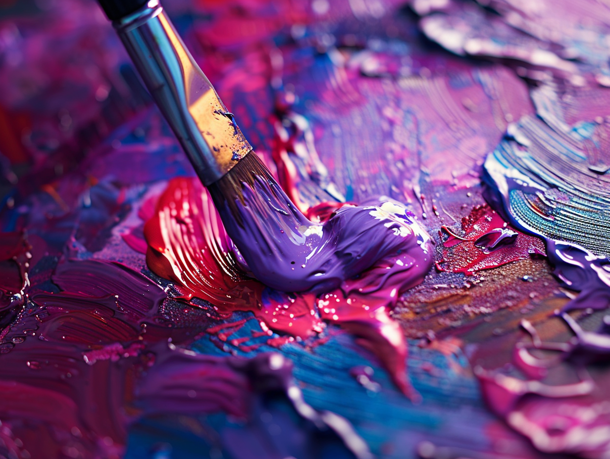 Maîtriser les techniques de mélange de couleurs pour obtenir du violet ...